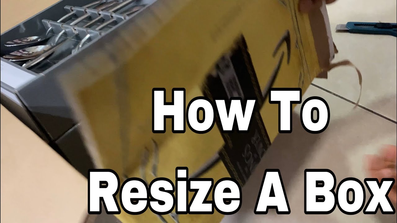 How To Resize A Box 📦 To Ship Your Order #liquidationpallets #finance # ...