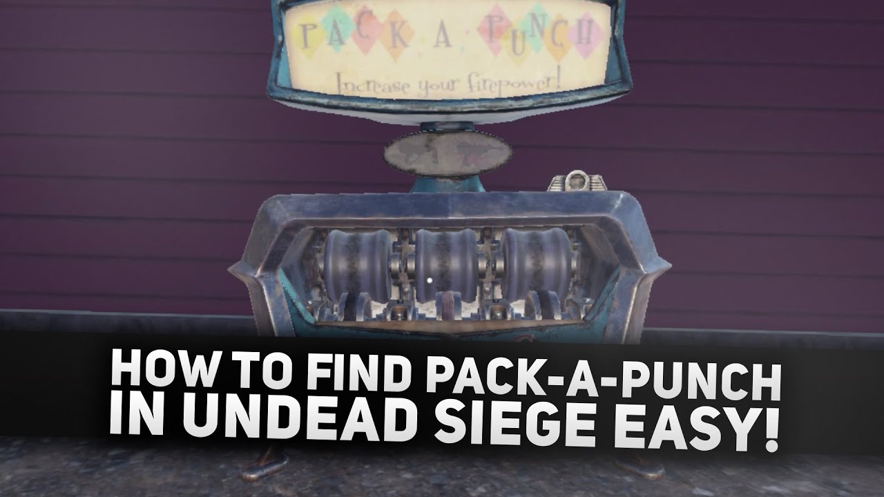 How to Pack-a-Punch in Undead Siege! - COD Mobile Zombies Guide - YouTube