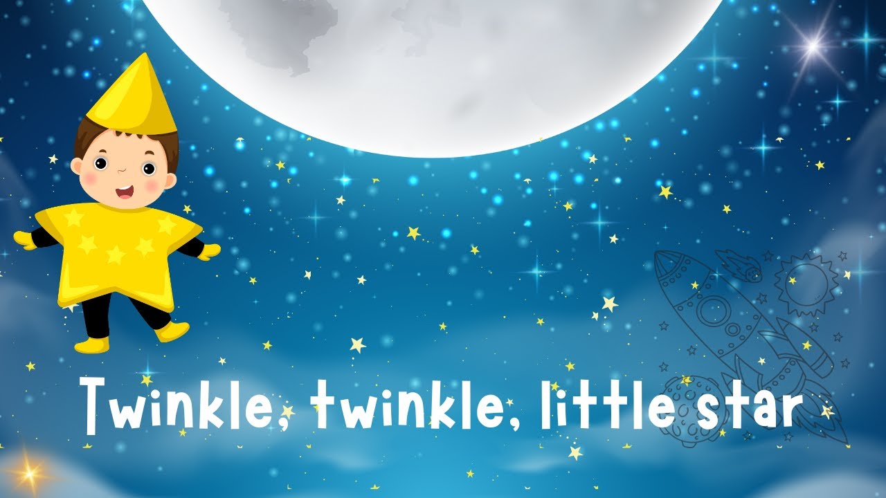 Twinkle Twinkle Little Star Kid Song Lyrics | Nursery Rhymes for Kids ...
