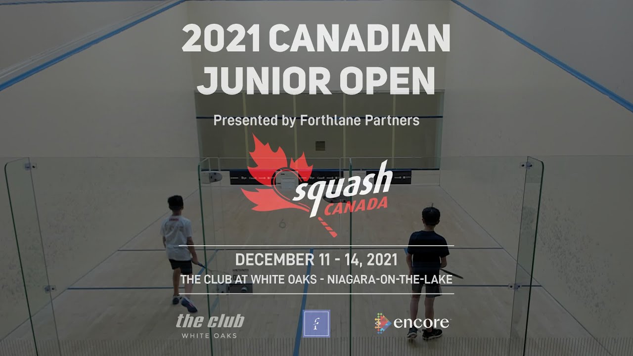 Squash Canada @ White Oaks (Court 6) Day 2 - YouTube