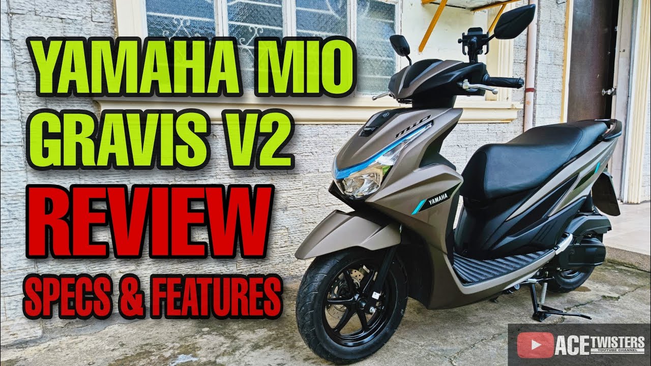 VLOG#170 Mio Gravis V2 Review || Gravis V2 Motorcycle review || Yamaha ...