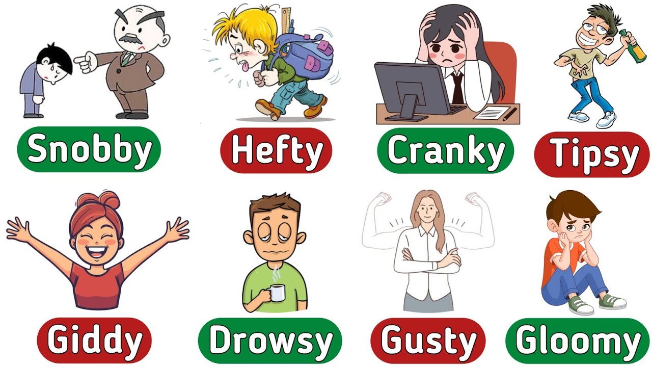 Informal Adjectives For Daily Use | Learn New English Words And ...