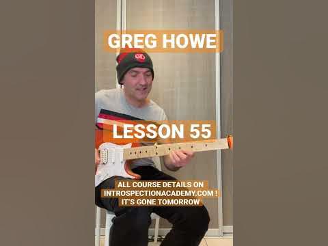 GREG HOWE LESSON 55 #greghowe #greghowelesson #fusionguitar - YouTube