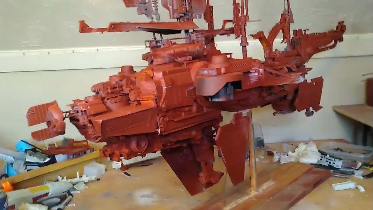 my scratch built starship projects, the air ship fabrication completed ...