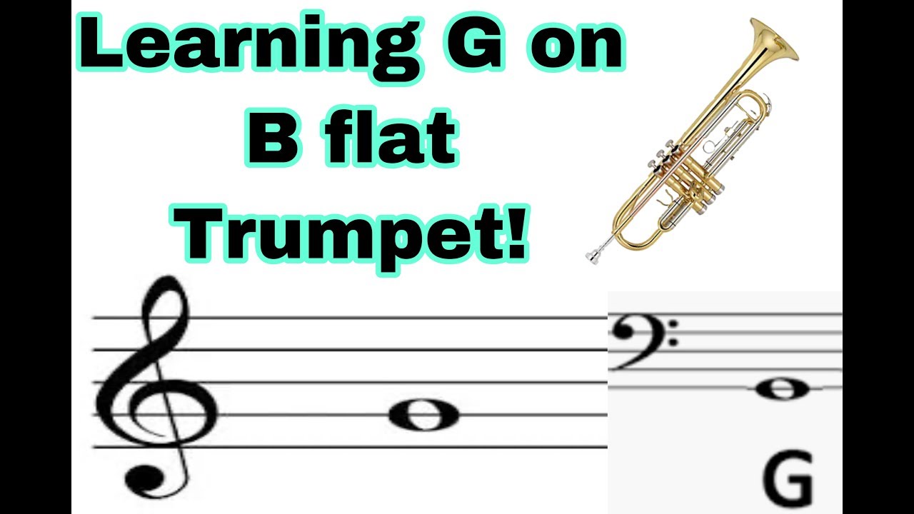 learning the basics on trumpet: G note - YouTube
