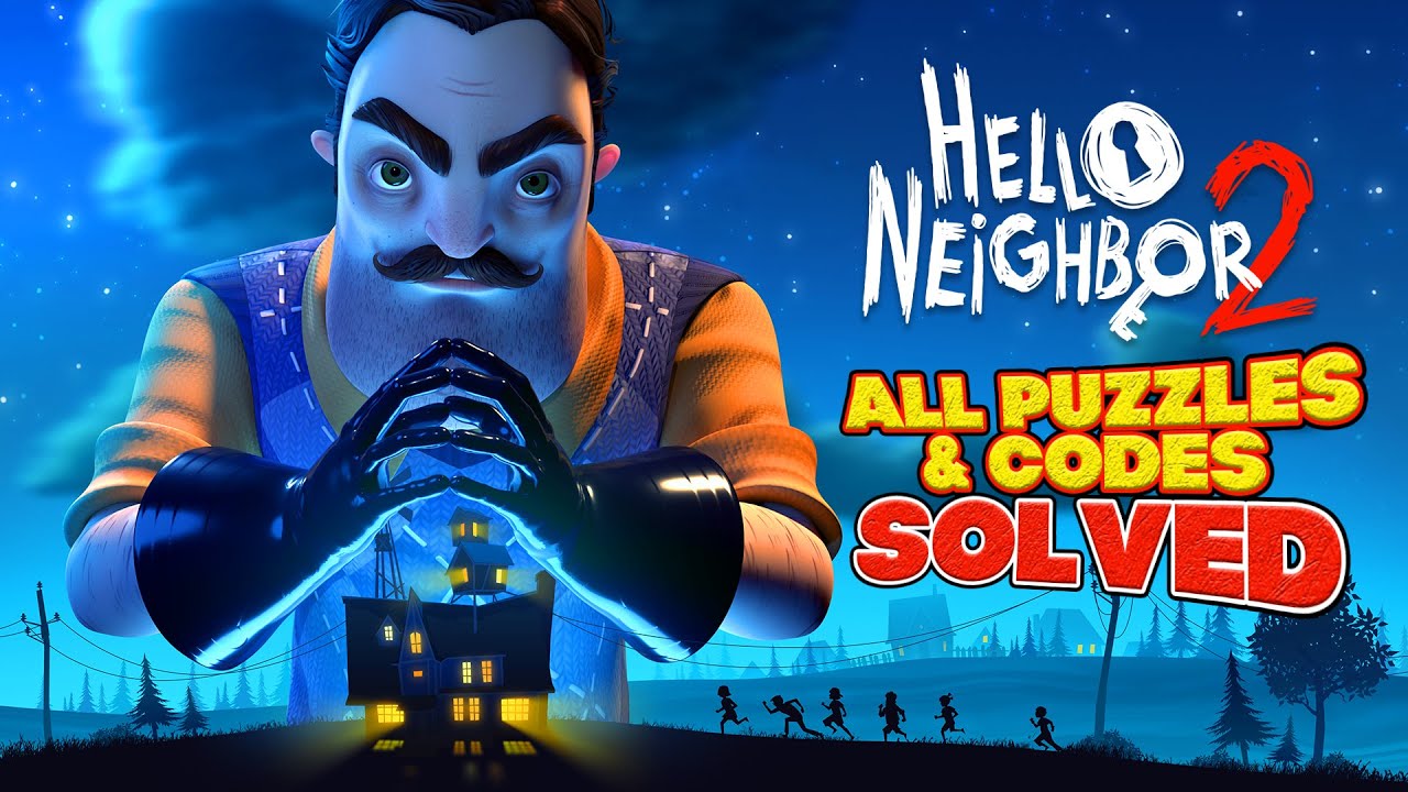 ALL Hello Neighbor 2 PUZZLES & SECRET CODES Solved! 4K VIDEO (Full ...