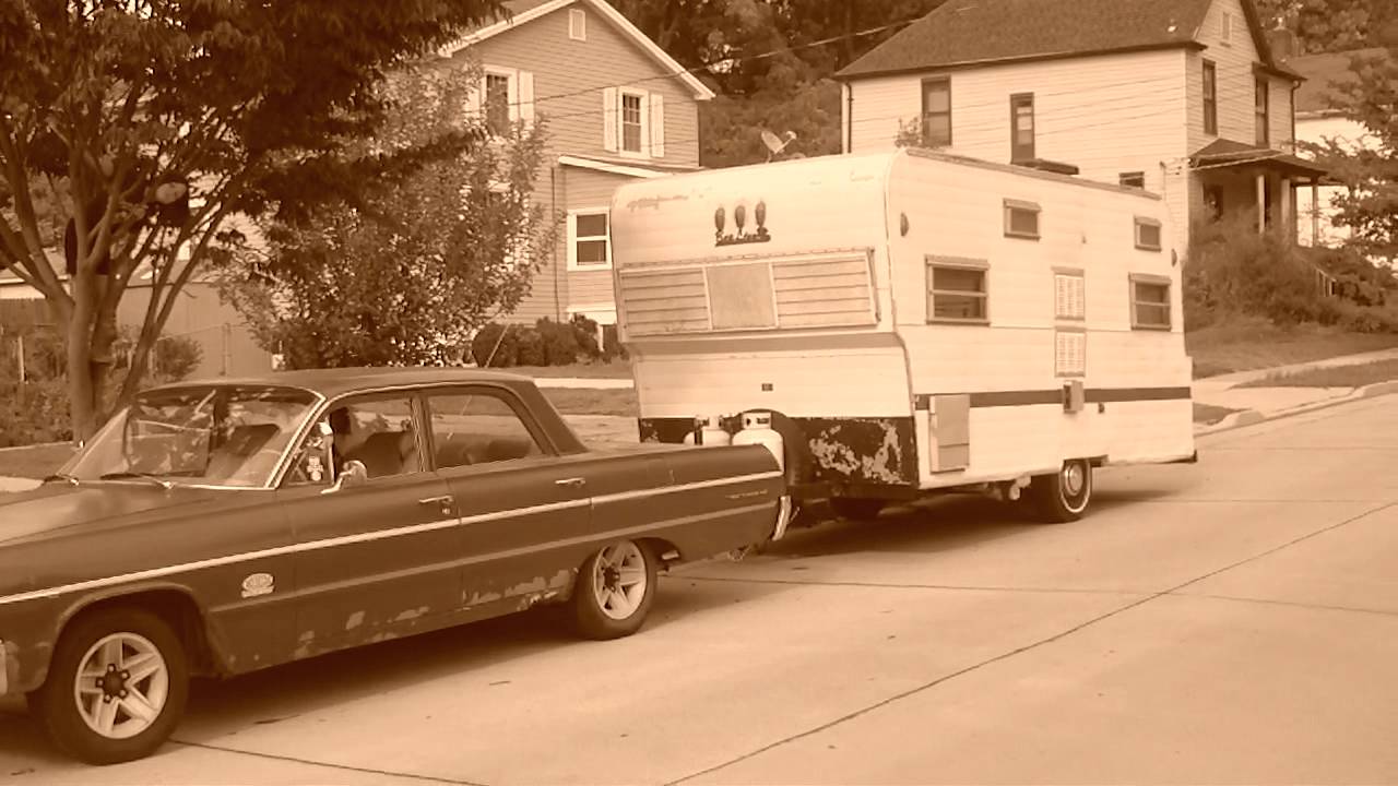1964 belair with 1967 beeline camper 001 - YouTube