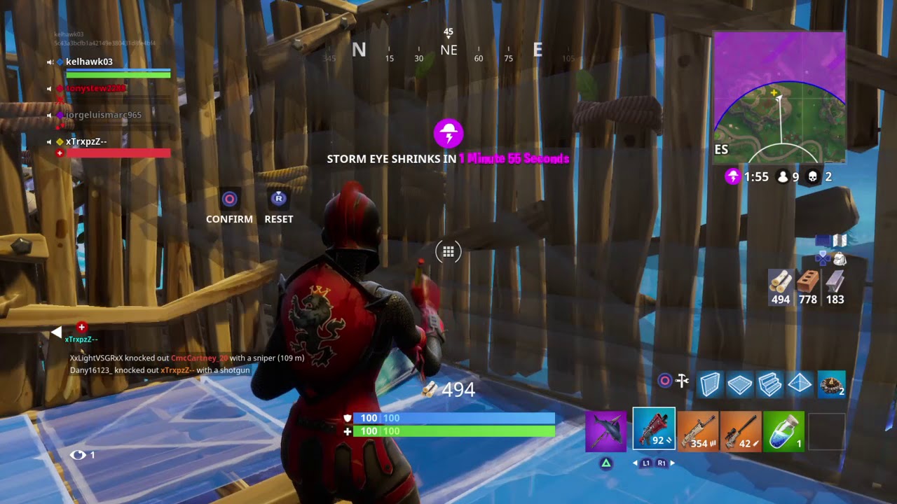 Fortnite -clutched a lose - YouTube