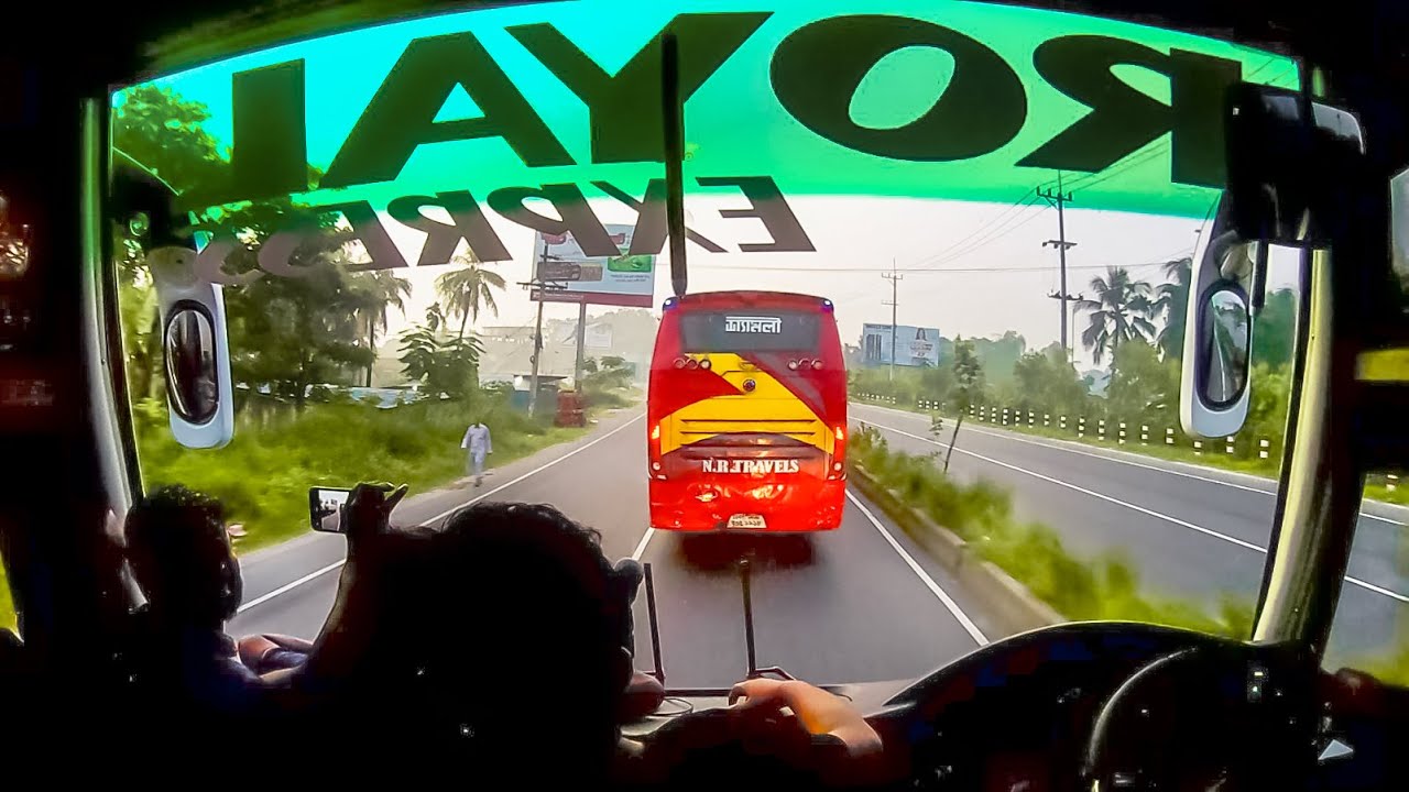 Royal express VS Shyamoli paribahan | Black Diamond | bus race in BD ...