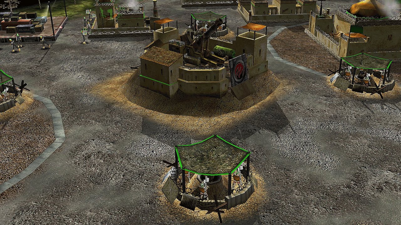 GLA FORTRESS vs 3 USA SOCOM - Command & Conquer Generals Firestorm ...