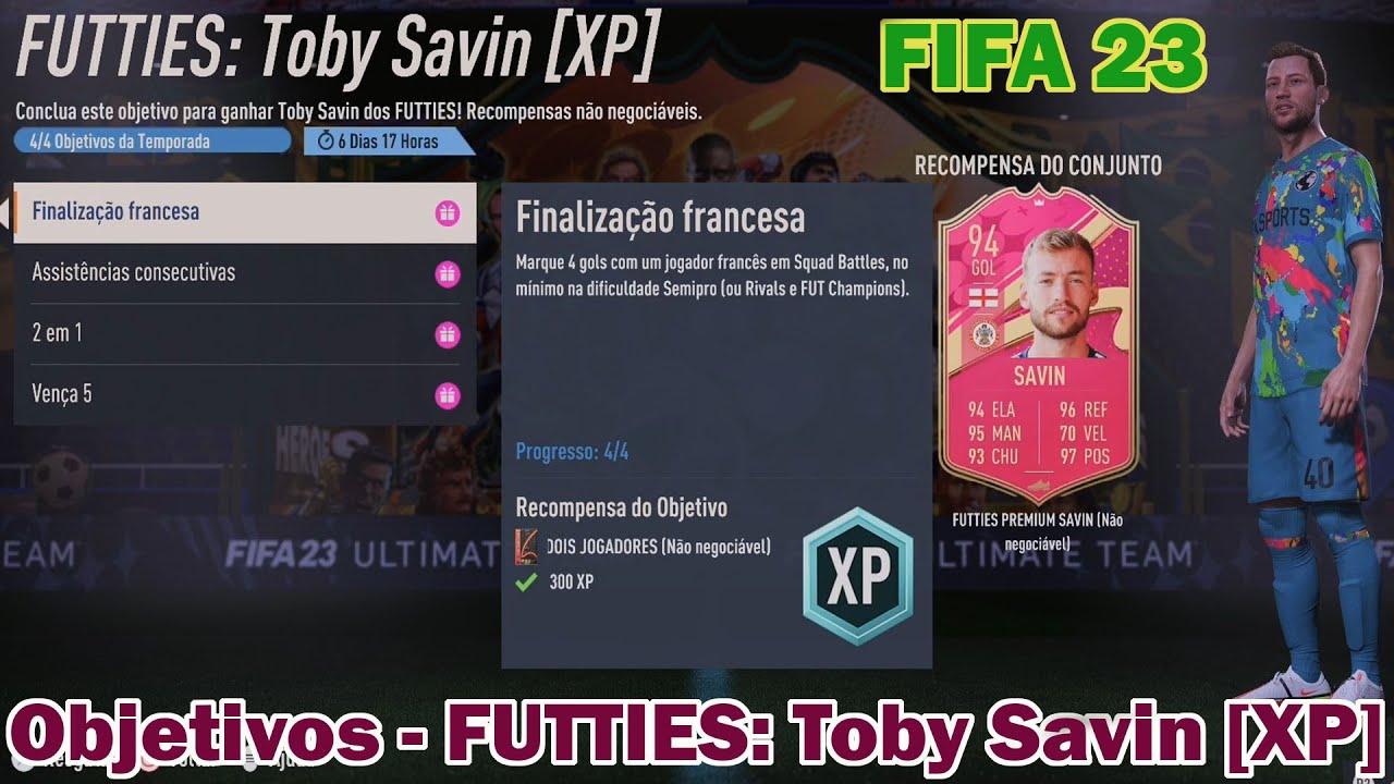 FIFA 23 | Objetivos - FUTTIES: Toby Savin [XP] - YouTube