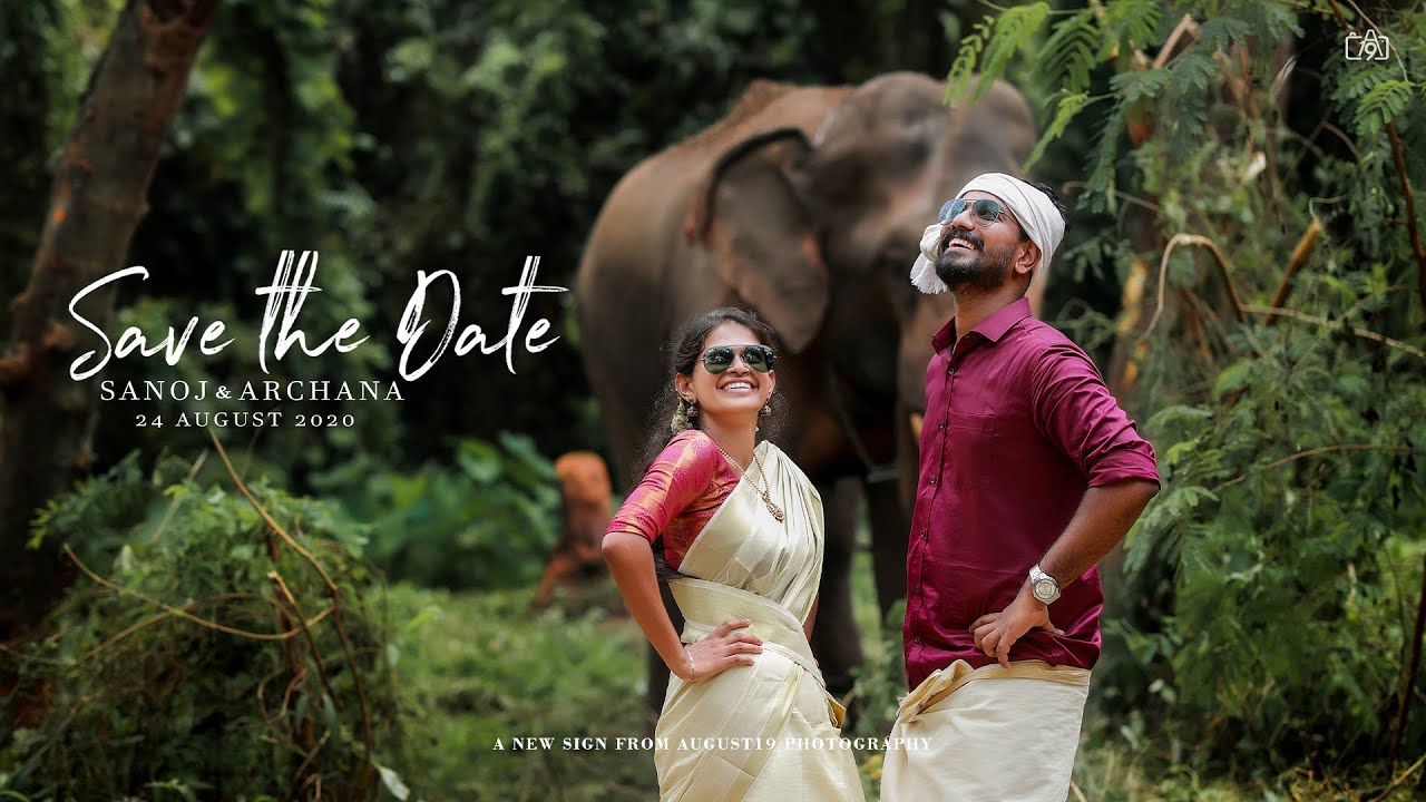 KERALA BEST TRADITIONAL SAVE THE DATE | 2020 | SANOJ & ARCHANA - YouTube