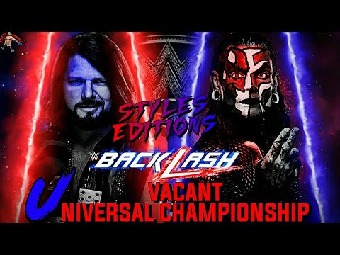 COMO HACER UNA CUSTOM MATCH CARD DE BACKLASH 2020//STYLES EDITIONS ...