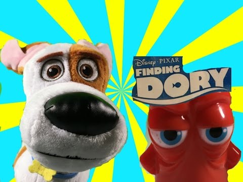 The Secret Life Of Pets ! Hatch n' Heroes Finding Dory Toys! - YouTube