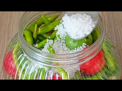 Bu Turşuyu Kurmadan Sakın Kışa Girmeyin! 🌶Karışık Kıl biber Turşusu