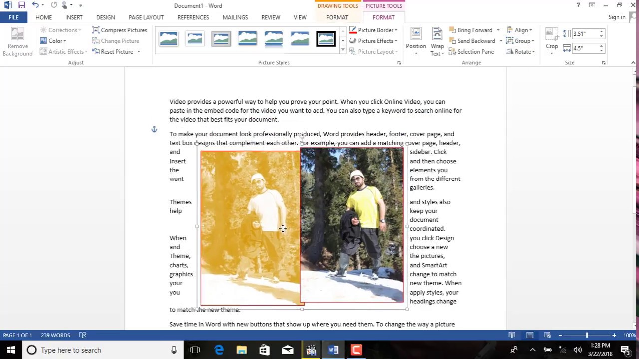 MS Office 2013 Insert Tab Part 2 - YouTube