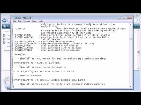 Beginner PHP Tutorial 14 Error Reporting - YouTube