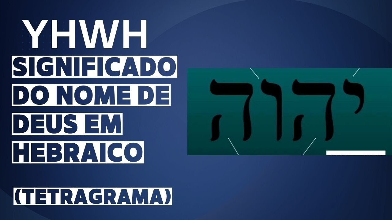 Significado Da Palavra Yhwh - RETOEDU