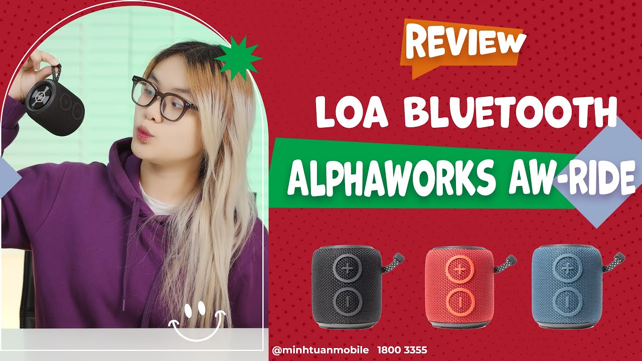 Loa Bluetooth AlphaWorks AW-Ride - YouTube