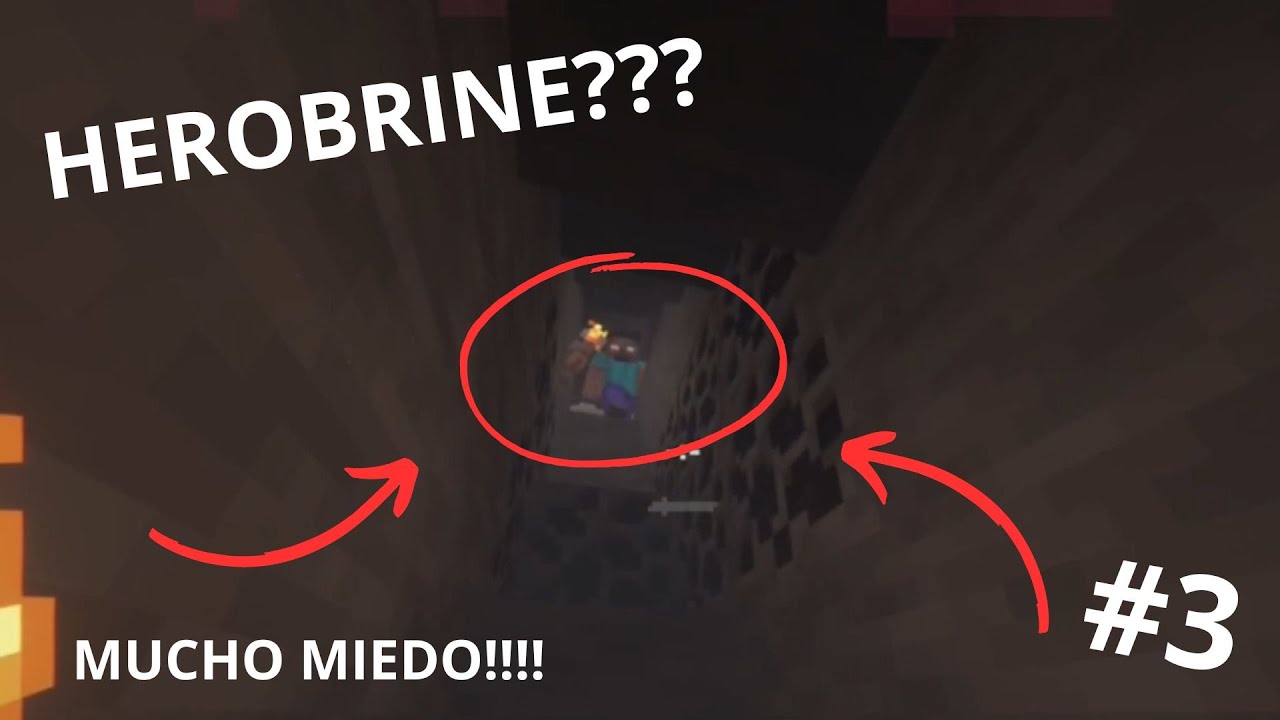 HEROBRINE VIENE POR MI !!!!!!!!! fear nightfall #3 - YouTube