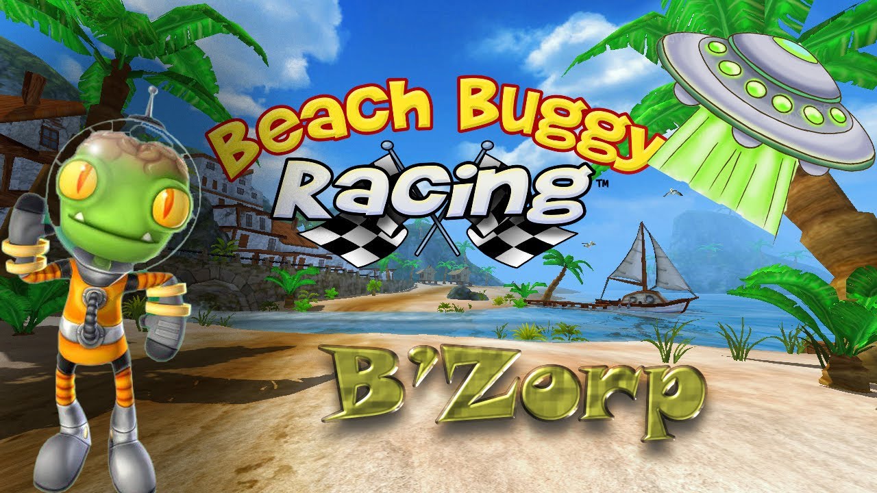 BB Racing Game Play || Beach Buggy || Shark Harbor || B'zorp - YouTube