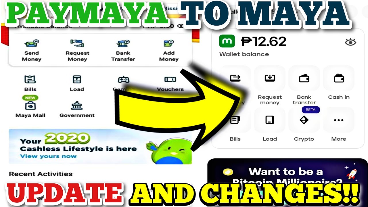 PAYMAYA CHANGE TO MAYA(UPDATE AND CHANGES!!) - YouTube