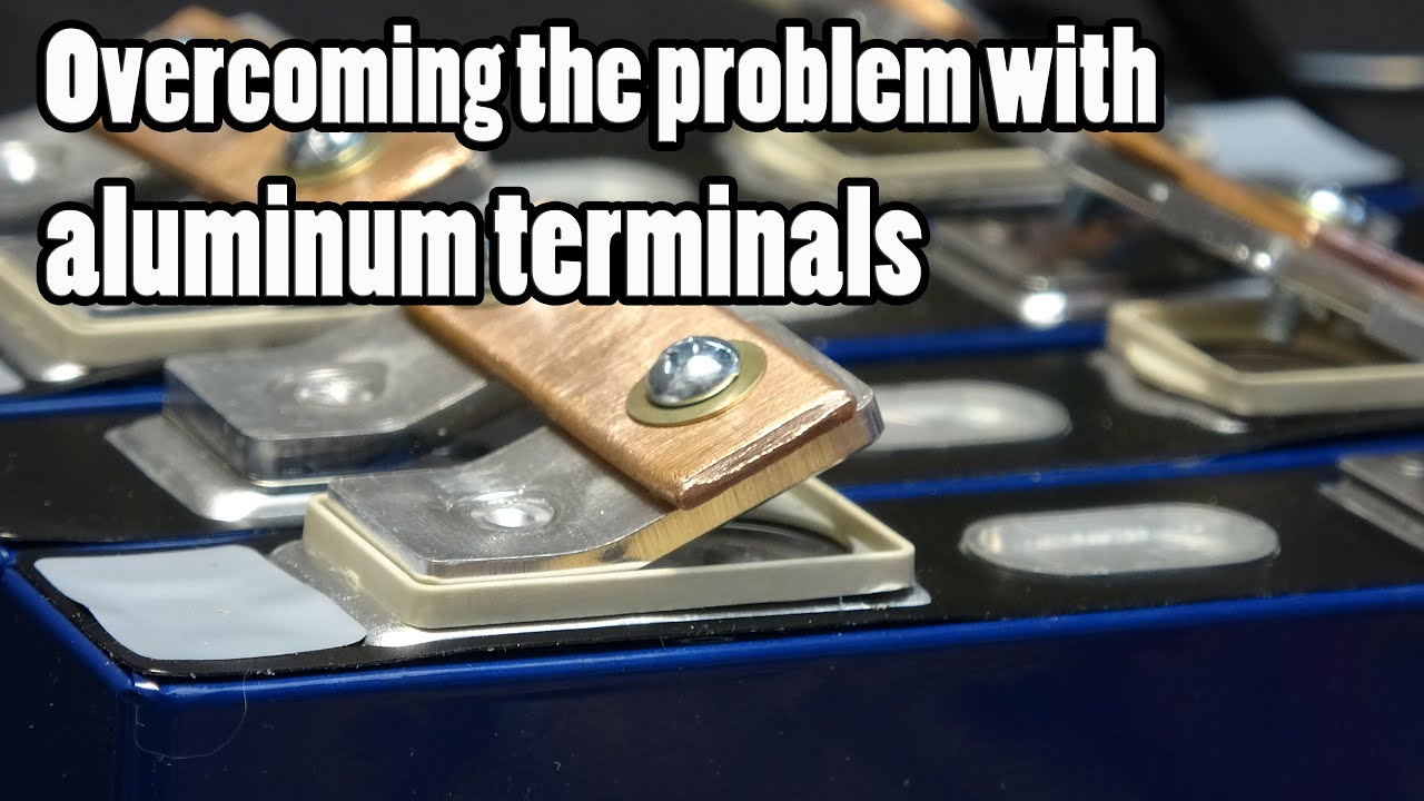 Make battery terminals for LiFePO4 50Ah prismatic cells - YouTube