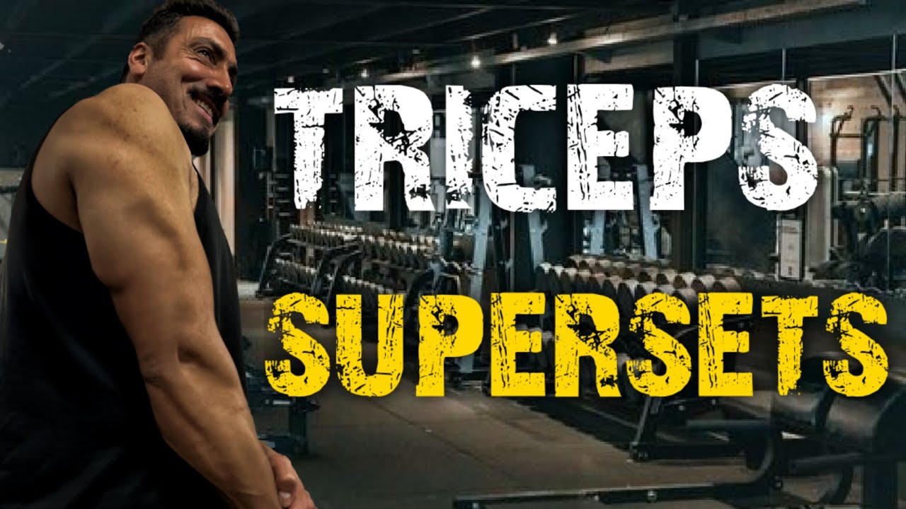 Tricep Super-set Workout💪🔥🏋️‍♀️ - YouTube