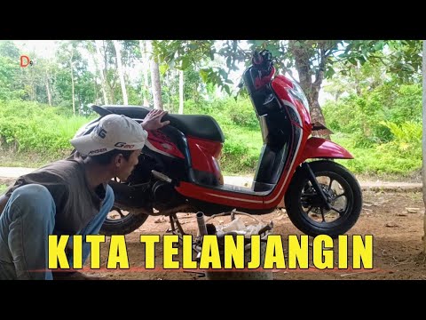 TELANJANGIN HONDA SCOOPY⁉️