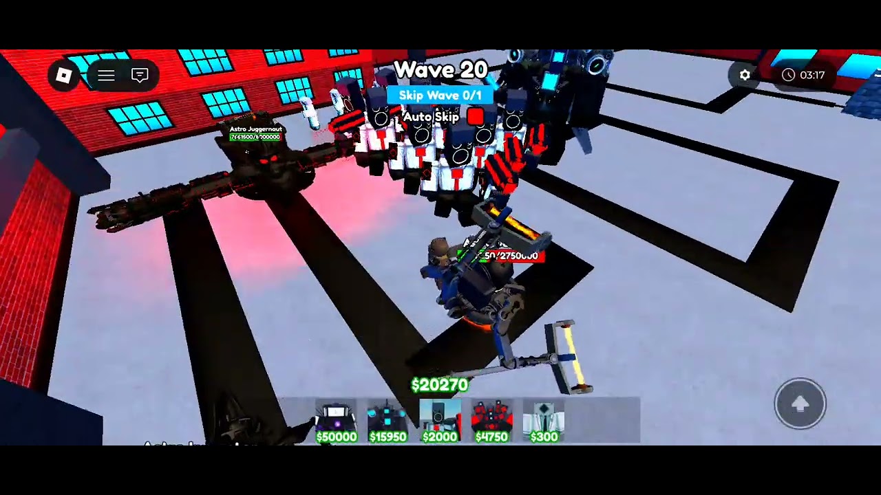 How to Solo Astro mode without knife uts In Blocky Toilet Tower defense ...
