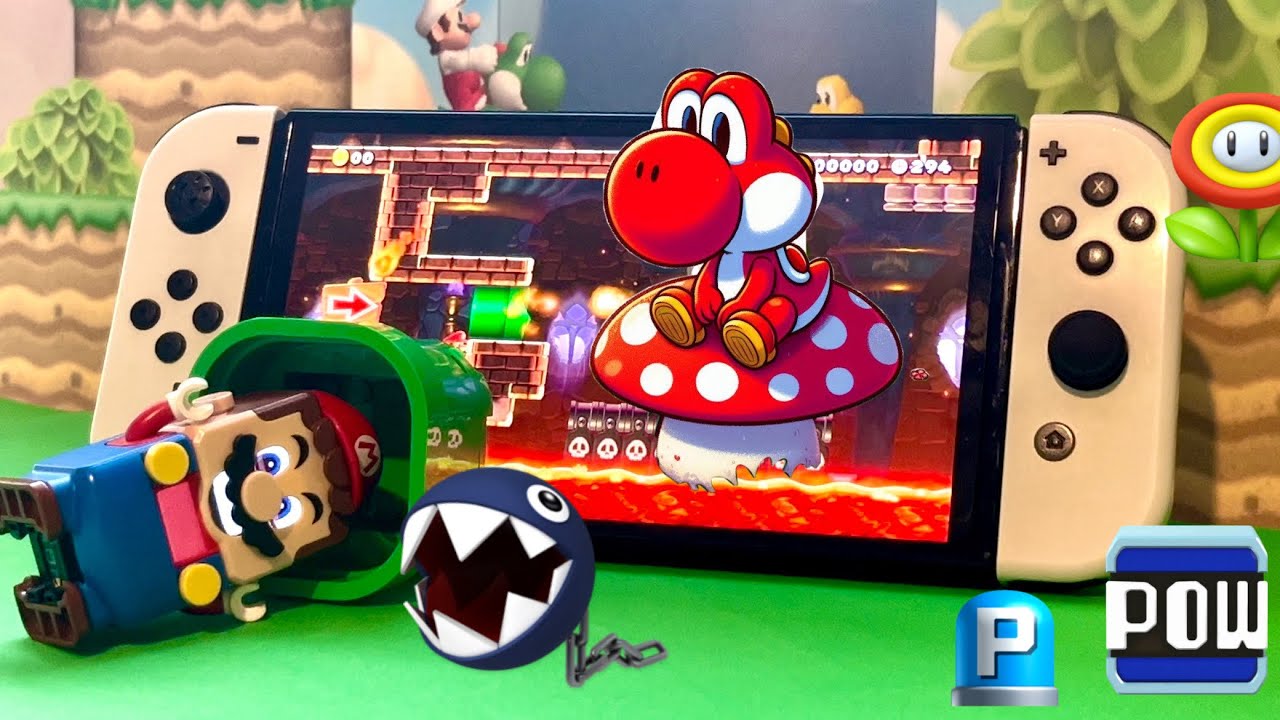 Bowser trapped Yoshi and Lego Mario enters the Nintendo Switch game to ...
