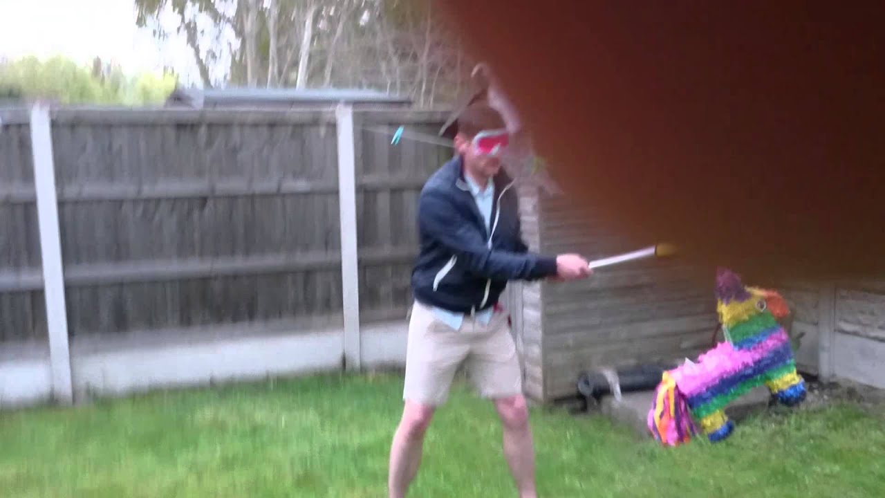 flying pinata - YouTube