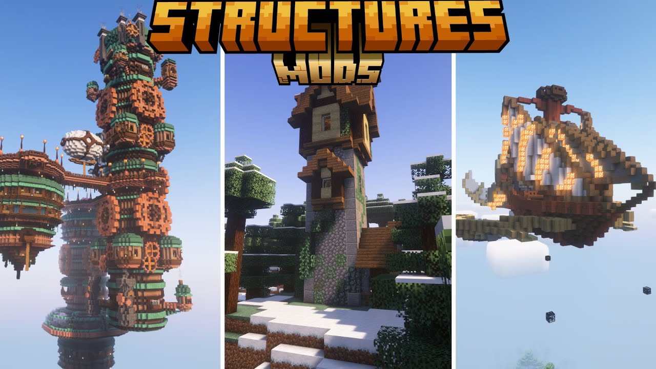 TOP 5 Minecraft Structures mods 2025 (Forge & Fabric) - YouTube
