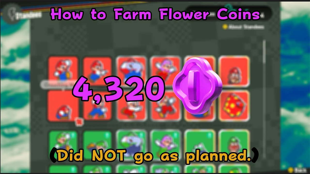 How to Farm 4,320 Flower Coins in Super Mario Wonder - YouTube