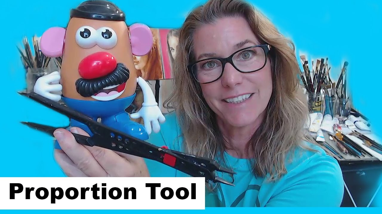 PORTRAIT PAINTING : How I Use A Proportion Tool For Portrait Painting ...