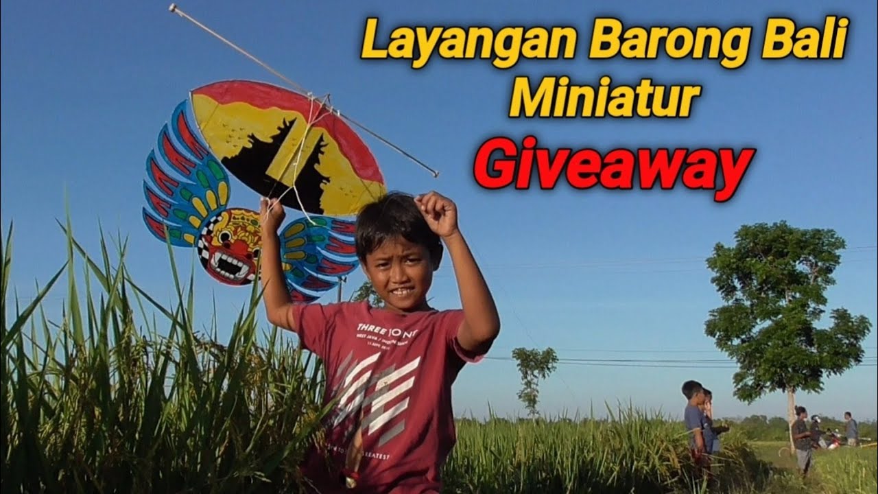 Miniatur Layangan Barong Bali Versi Ram Raman - Giveaway Layangan ...