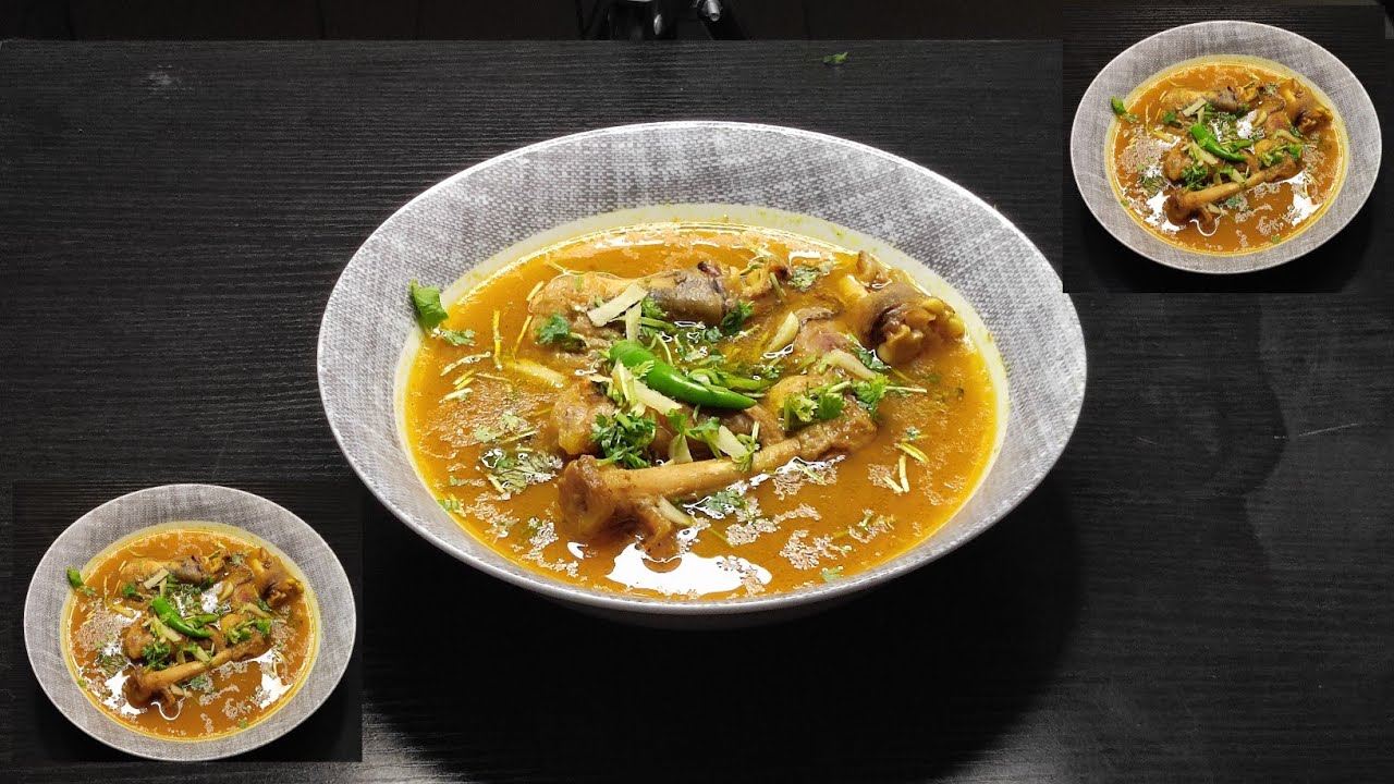 Motton Paya Special Bakra Eid Paya Recipe By Food Enjoyment - YouTube