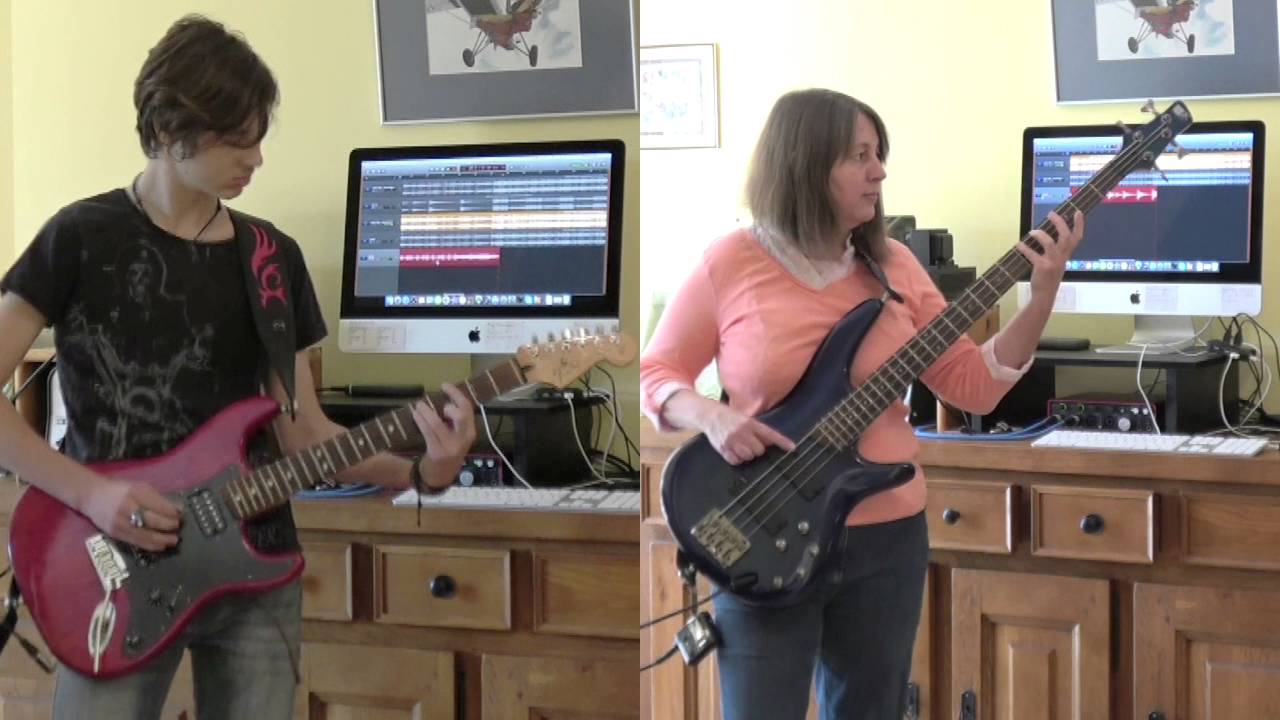 What I've done by Linkin Park, Bass & Guitar cover by Isabelle & Jérémy ...