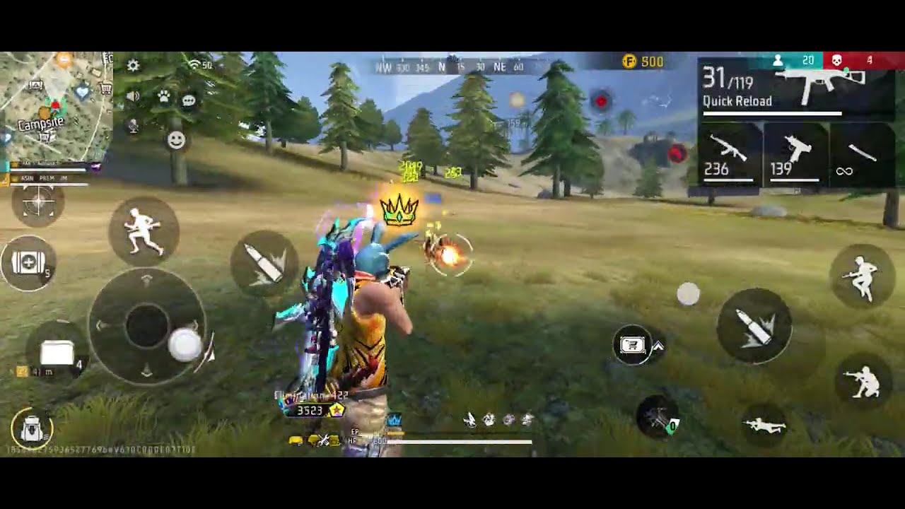 Grenmaster rank pus 🔥 ️ randam bande ke sath 🔥 kya huya🤯🔥ak47 and mp40 🔥#freefire # ...