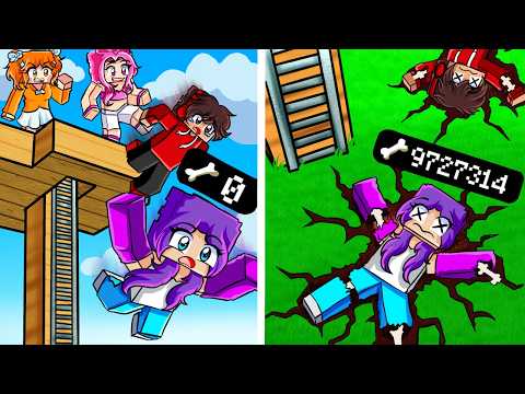 Minecraft'ta TÜM KEMİKLERİMİZİ KIRDIK!