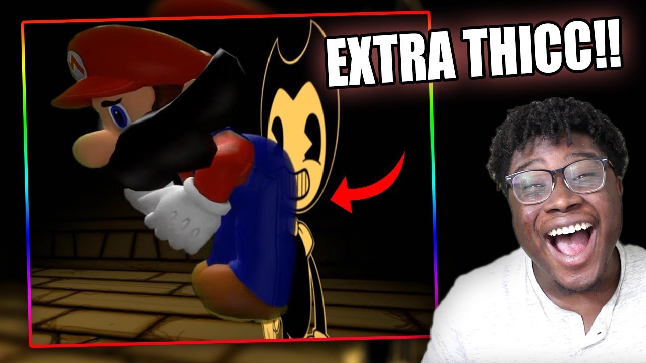 MARIO TWERKS ON BENDY! | SMG4: BENDY and the SPAGHETTI MACHINE Reaction ...