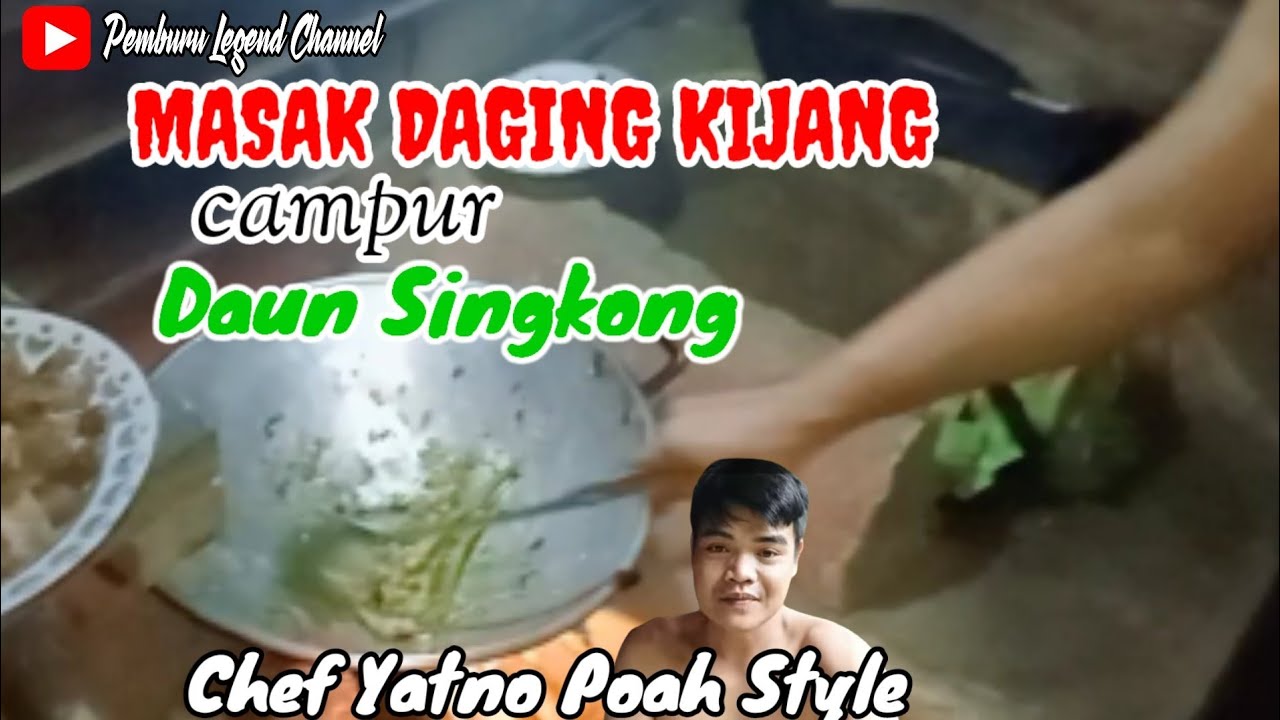 Masak Daging Kijang & Daun Singkong Menyatu Dalam 1 Kuali, Cara ...