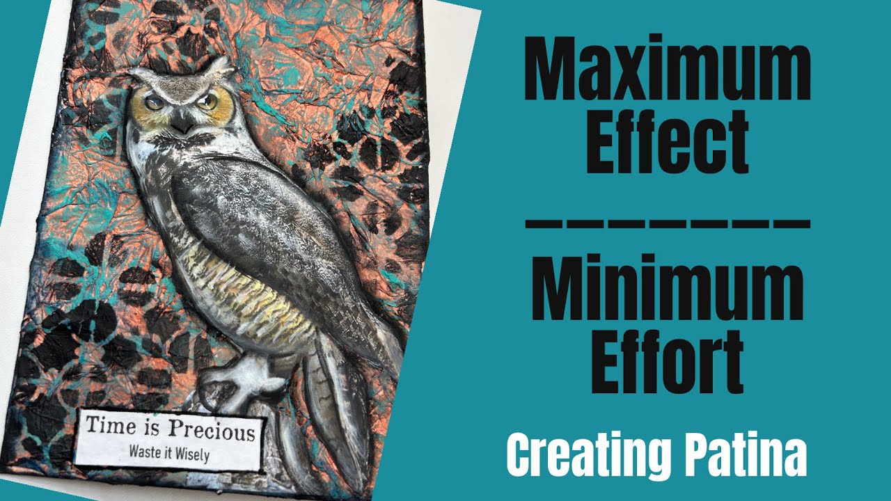 MAXIMUM EFFECT /MINIMUM EFFORT - Mixed Media Art Journal Tutorial ...