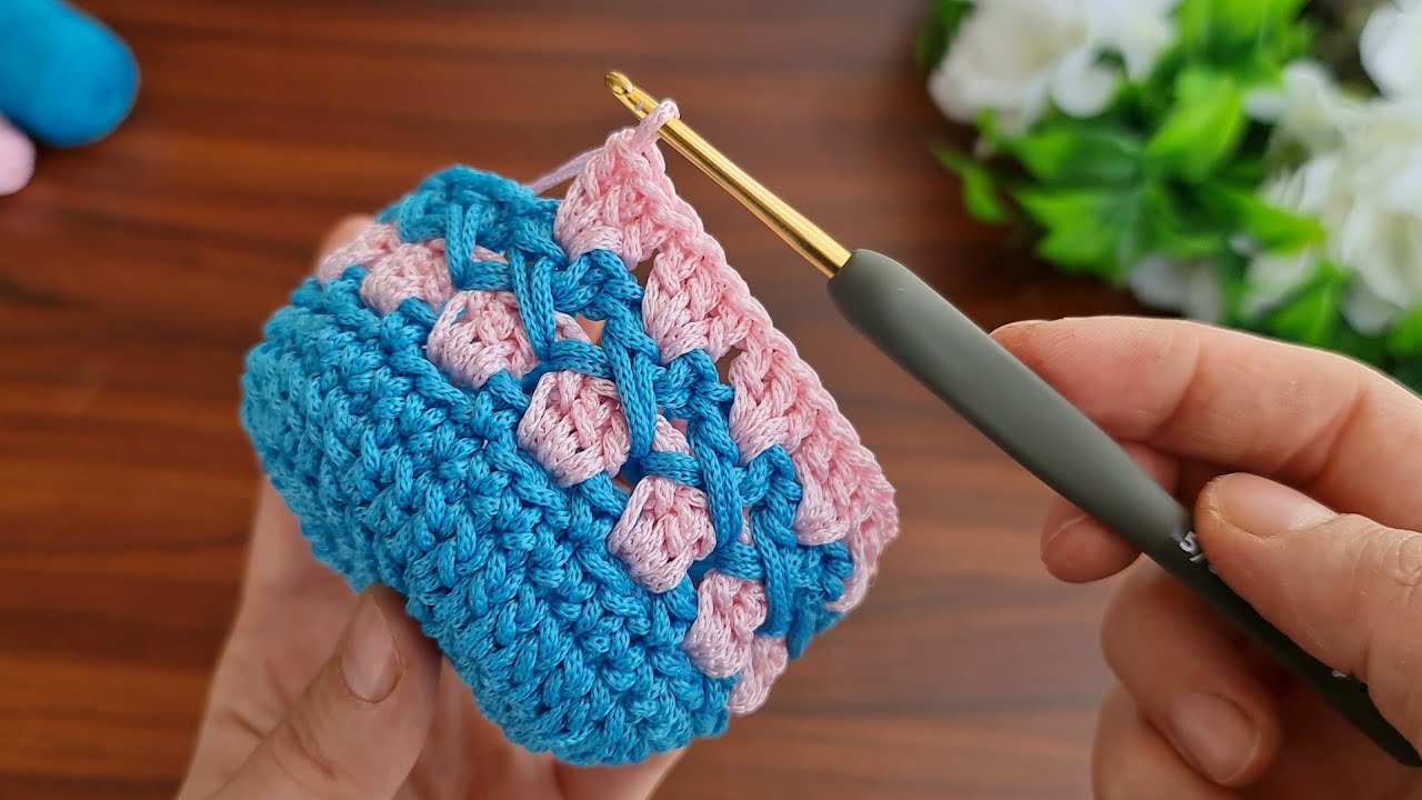 Super idea How to make eye-catching crochet box Çok kullanışlı tığ işi ...