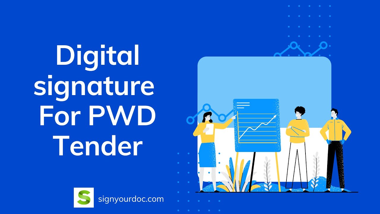 Digital signature for PWD tender - e-tender PWD - YouTube