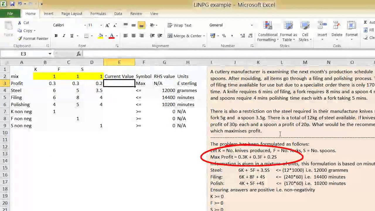 Using Excel Solver Youtube