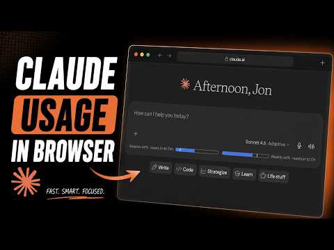 How to Show Claude Usage in Your Browser (Free Extension)