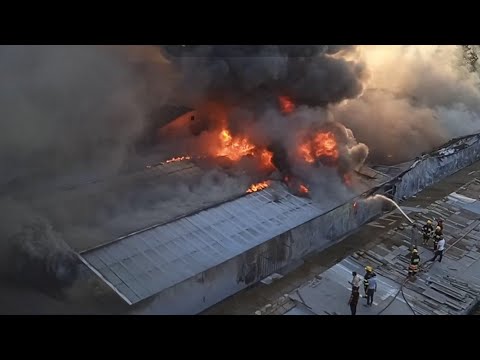 İmişli bazarında dəhşətli yanğın #bazar #yanğın #imişli #imisli