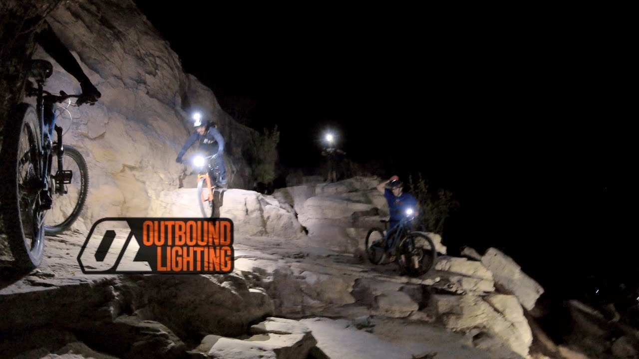 Mountain biking in Fruita Colorado AT NIGHT on Horsethief Bench Trail ...