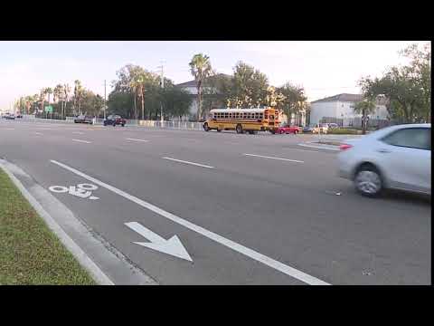 Caught on video: Car speeds past stopped school bus in Fort Myers